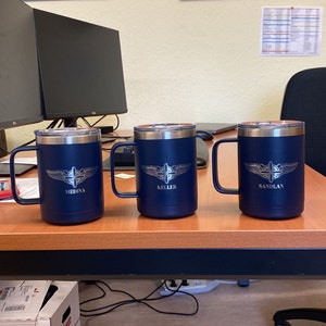 15 Oz Personalized Coffee Mug, Insulated Coffee Mug, Corporate Gift ...