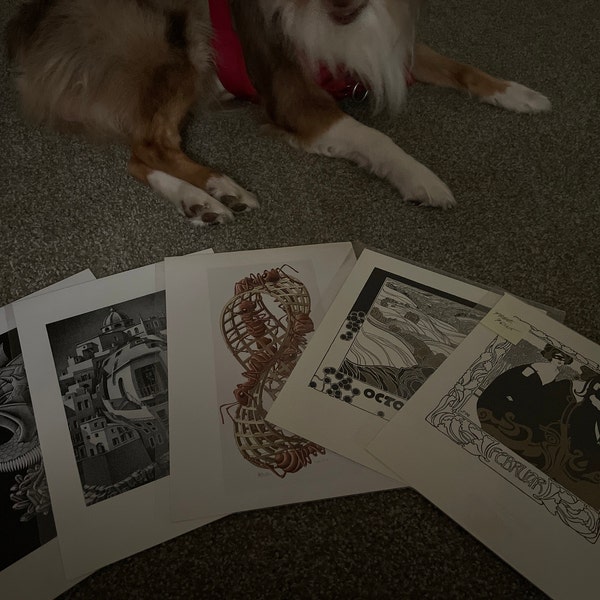 MC Escher Print, Escher Art, "mobius Strip II (red Ants)", Circa 1963 ...