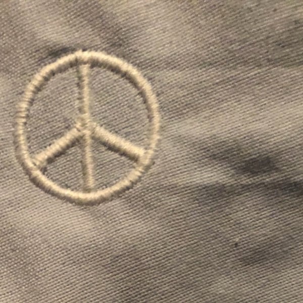 Mini Peace Sign Machine Embroidery Design -INSTANT DOWNLOAD-3 Sizes - Etsy