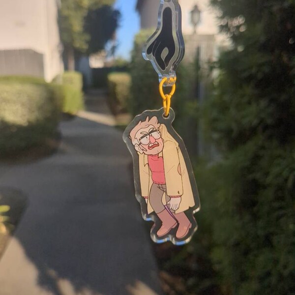 Ford Pines Keychain (gravity Falls) - Etsy