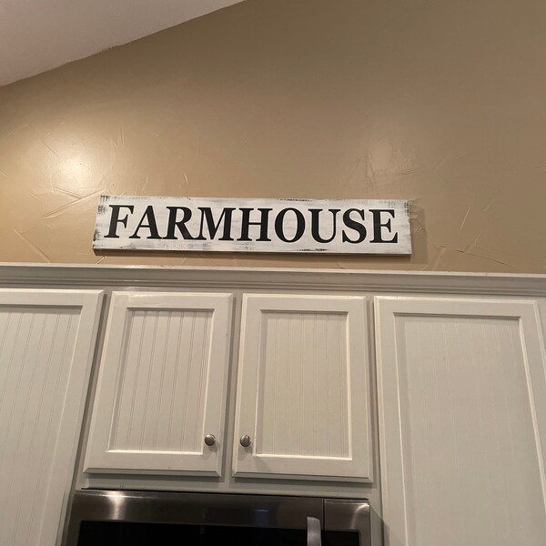 Farmhouse Sign|large Farmhouse Sign|rustic Farmhouse Sign|kitchen ...