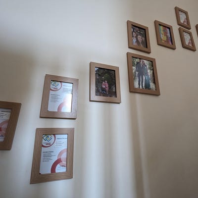 White 10 Piece Multi Picture Frame Photo Frame Collage Wall Hanging ...