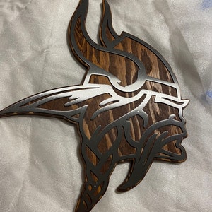 Seattle Seahawks Tribute Metal Art on Wood Made in USA Rustic | Etsy