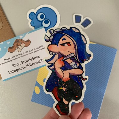 Splatoon 3 Deep Cut Stickers Vinyl Matte Glossy & - Etsy