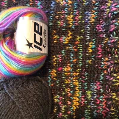 Picasso Rainbow Ice Yarns 64626 Blue Purple Green Yellow Orange Pink ...