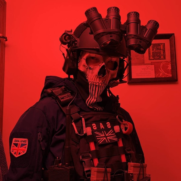 Cosplay Ghost Mask + Balaclava PRE-ORDER for FEBRUARY 2026, Inspired by ...