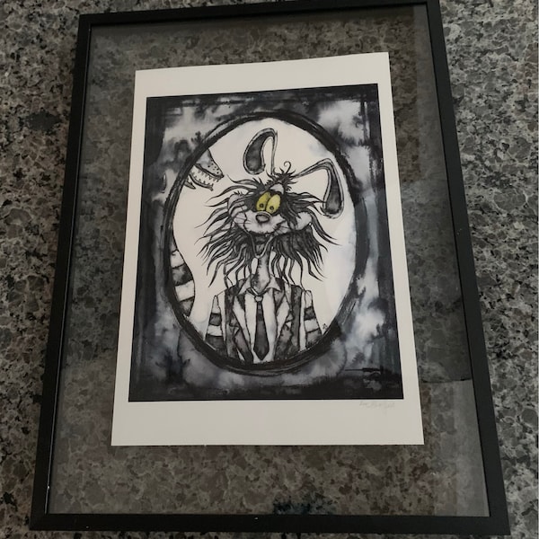 Tim Burton Art, Skeleton Boy & Skeleton Girl Illustration, Tim Burton ...