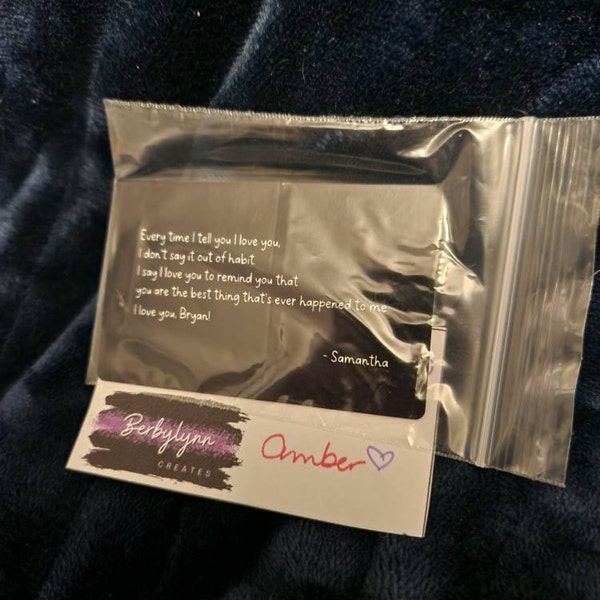 Personalized Photo Wallet Card, Custom Calendar Wallet Card Insert ...