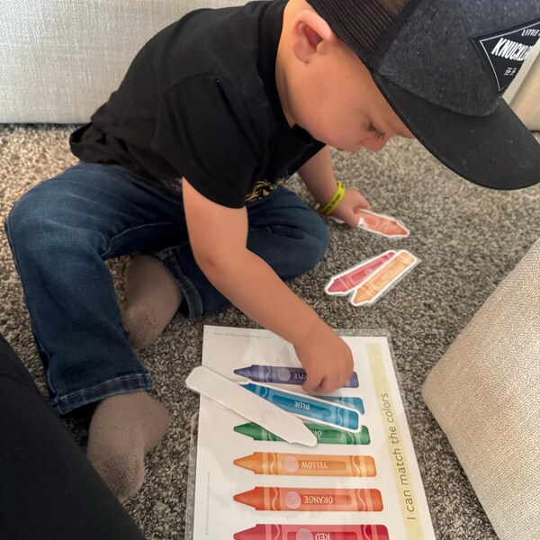 Busy Book Printable Toddler Activities Montessori Homeschool Resources ...