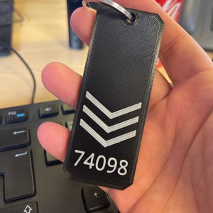 Fire Service /fire Fighter Key Rings Based on Emergency Services Step ...