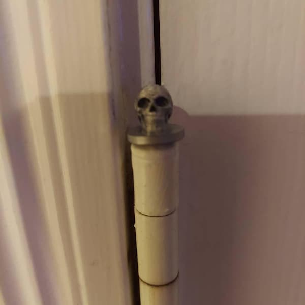 Set of 3, Skull Hinge Head. 3 Color Options - Etsy