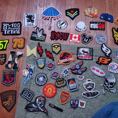 IRON Bundle of 75 Randomly Picked Mystery Iron on Patches - Etsy