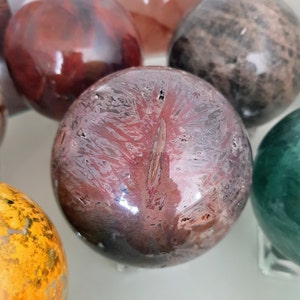 AAA Natural Aquatic Plant Agate Banded Crystal Polished Pendant Palm ...