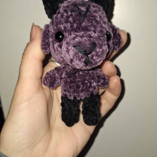 AMIGURUMI PATTERN, Punk Emo Bunny, Alternative Cat amigurumi Spanish ...