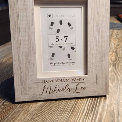 First Mother's Day Picture Frame Personalized First Mother's Day Gift ...