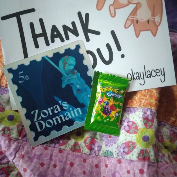 Zora's Domain Stamp Sticker - Waterproof Vinyl Sticker | Legend of ...