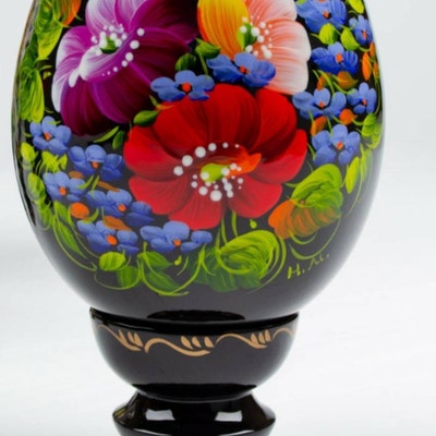 Ukrainian Easter Egg Ukraine Seller Decorative Wooden Pysanky Hand ...