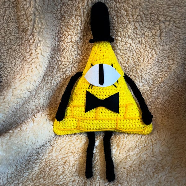 Pattern Yellow Triangle, Evil Triangle or Just Bill, Crochet PDF ...