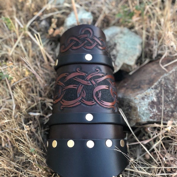 Leather Vambrace Pattern / Viking Knotwork / Digital Download - PDF ...
