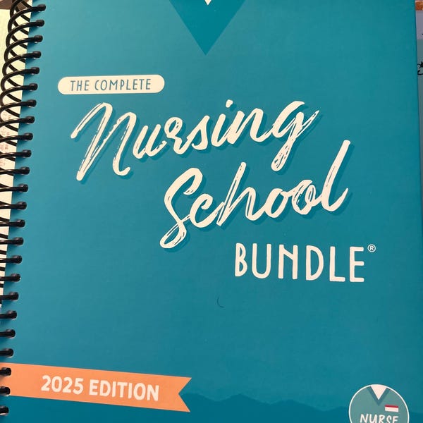 The Complete Nursing School Bundle® | 2025 Edition | Spiral Bound - Etsy
