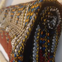 Unisex Colorful Handwoven African Ghanaian Kente Muffler Graduation ...