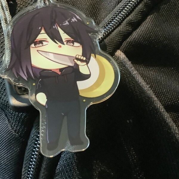 Heart Fragment Chibi Keychaina | Double-sided 3 Inches Acrylic Charms ...