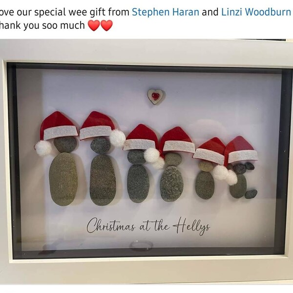 Retirement Gift, Good Luck Present, Pebble Art Picture Framed Poem ...