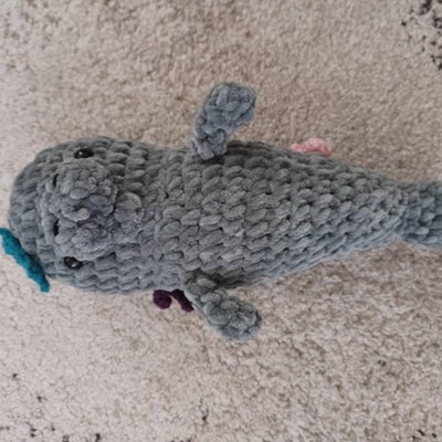 PATTERN/INSTRUCTIONS Manatee, Amigurumi Pattern, Manatee Pattern ...