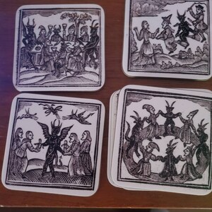 Medieval Cat Coasters Set of 4 | Etsy