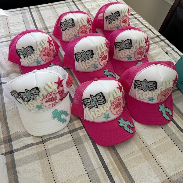 Checkered Salty Iron on Heat Adhesive Embroidered Patch, Western ...