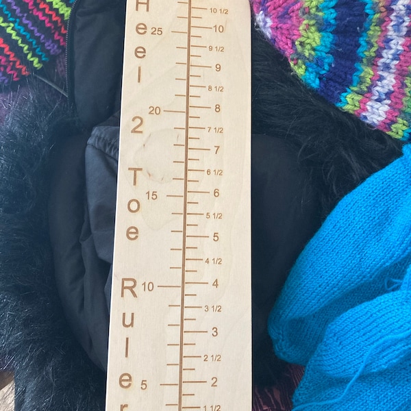 Heel 2 Toe Ruler - Etsy