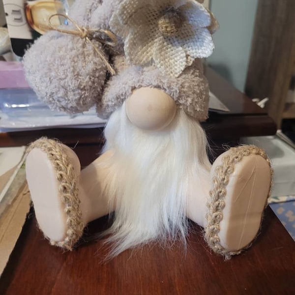 Farmhouse Girl Gnome Gnome With Braids Etsy