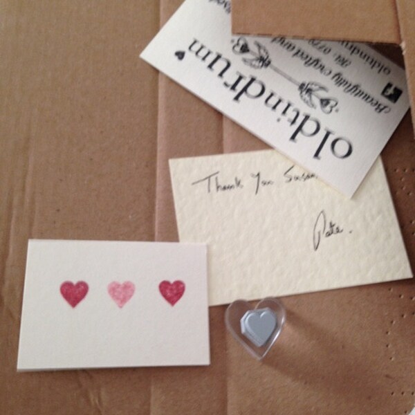 Mini Heart Rubber Stamp. Small Heart Stamp. UK Made. Laser Engraved. - Etsy