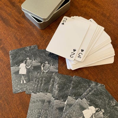 Wedding Favor Photo Playing Cards, Wedding Guestbook Alternative ...
