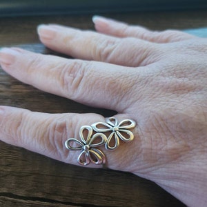 Rectangular Shape Turquoise Ring // 925 Sterling Silver With Genuine ...