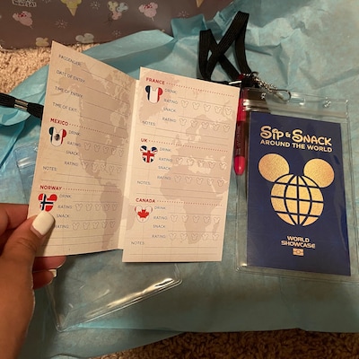 Snacks Around the World Printable, World Showcase, Snack Passport ...