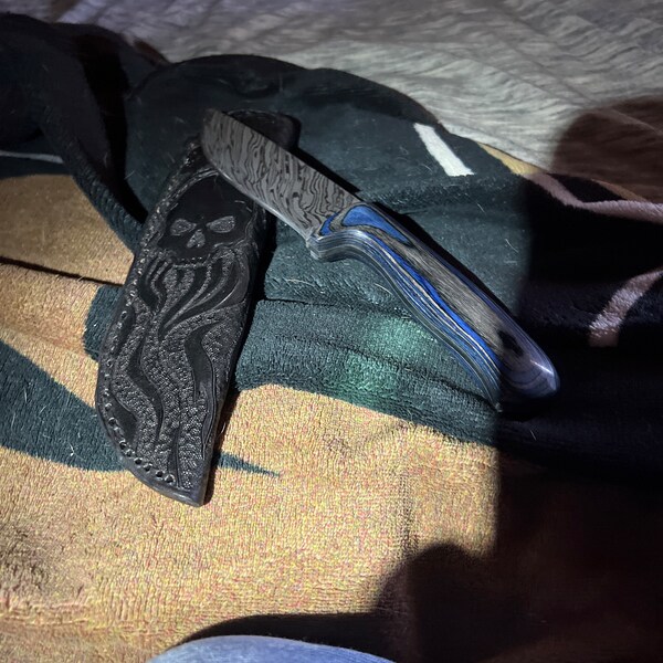 Pennsylvania Made Leuku Full Tang Quilted IPA Handle - Etsy