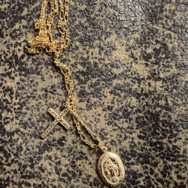 Custom Crucifix Necklace Gold Crucifix Necklace, Crucifix Pendant ...