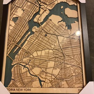 Custom Laser Cut Map of Any City in the World - Etsy