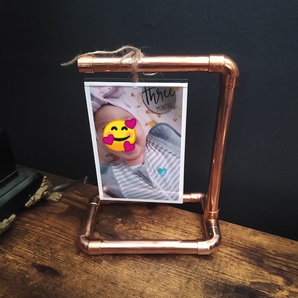 COPPER TABLE NUMBER Stand/display s-frame Tall Version Perfect for ...