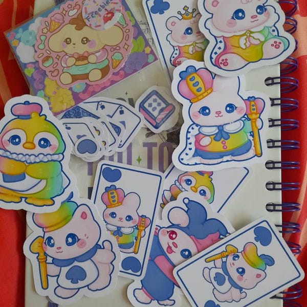 Gummy Pets Sticky Notes ~ Gummy Bear Candy Theme Stationery ~ Cat Face ...