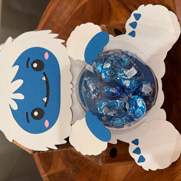 Yeti Candy Holder, Christmas Candy Holder Template, DIY Winter Snow ...