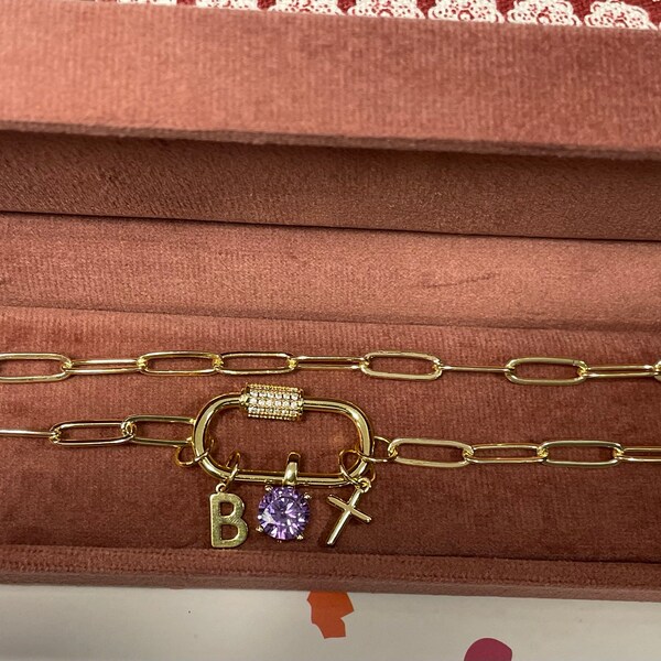 18k Gold Filled Paper Clip Chain by Yard, Link Chain Wholesale Bulk ...