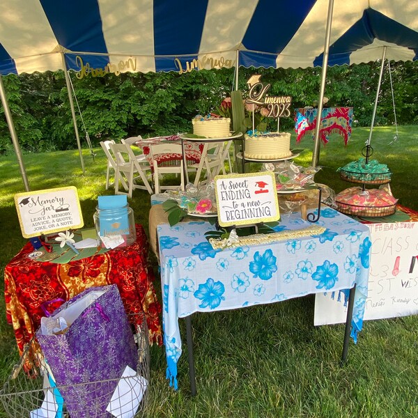 Graduation Memory Jar Tag - Graduation Party Idea - Memory Tag 10x8 ...