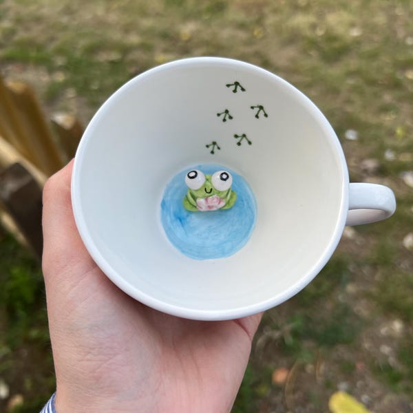 Koala Mug, Cute Koala Coffee Cup, Ceramic Koala Tea Mug, Hand Painted ...
