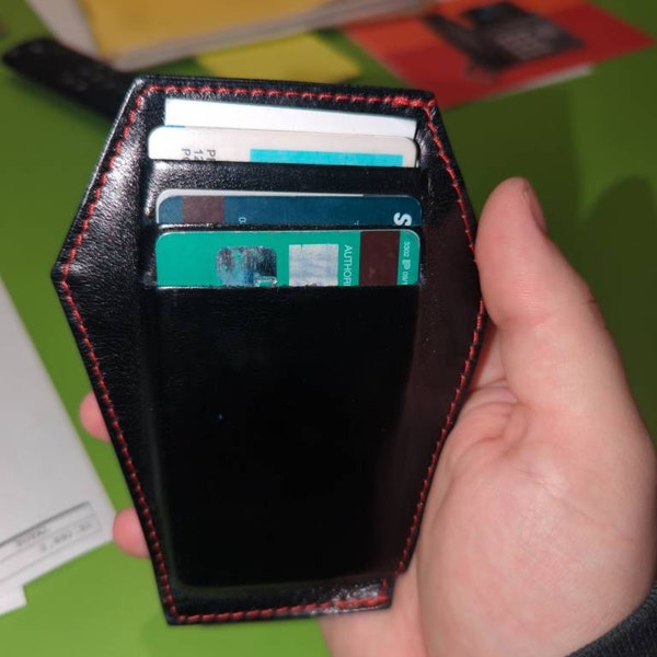 Coffin Pencil Case,vampire Pencil Case,coffin Leather Pencil Holder ...
