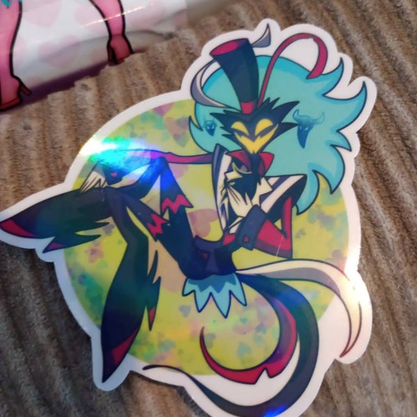 Hazbin Hotel Stickers Vee Cats Vox, Valentino, and Velvette Cat - Etsy