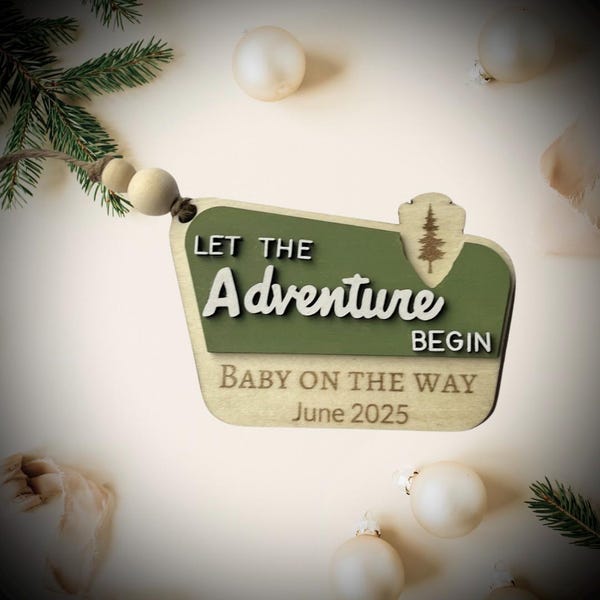 Let the Adventure Begin Sign Customizable National Park Sign Woodland ...