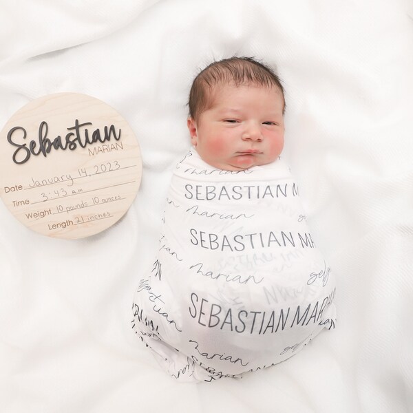 Birth Announcement Sign for Hospital, Baby Name Sign for Hospital ...