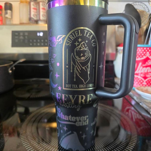 Velaris City of Starlight 40oz Tumbler Engraving Wrap SVG Download ...